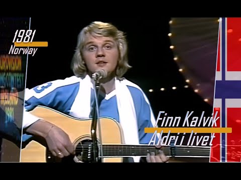 Eurovision 1981 Norway рџ ірџ ґ Finn Kalvik Aldri I Livet бґґбґ Youtube