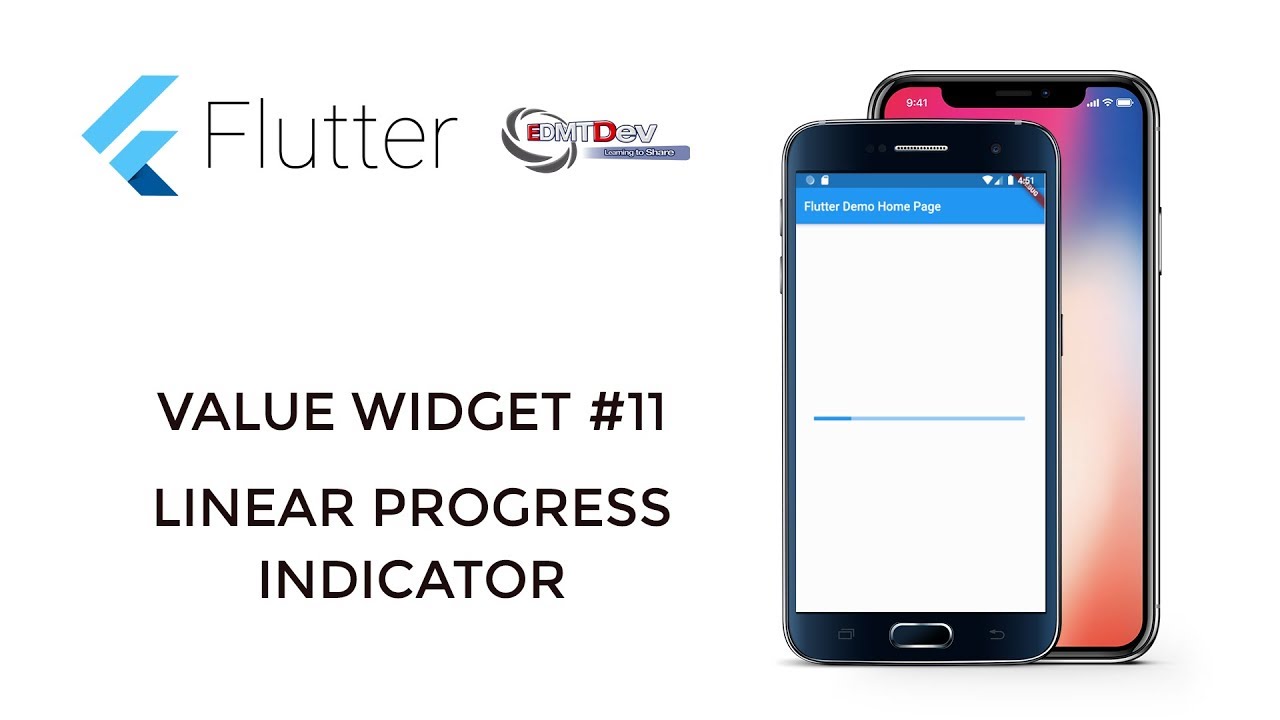 Flutter Tutorial Value Widgets 11 Linear Progress Indicator Youtube