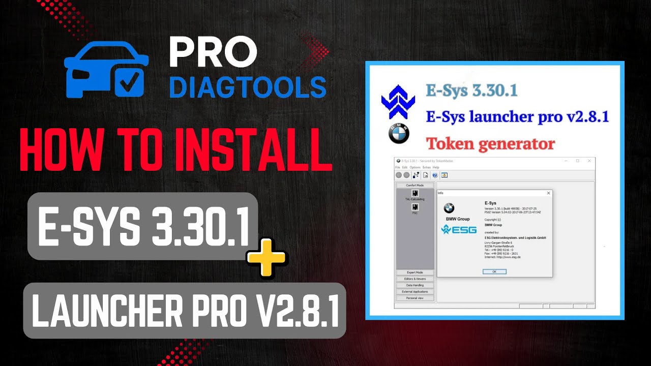 How To Install E Sys 3 30 1 Launcher Pro 2 8 1 On Windows 10 11 Bmw