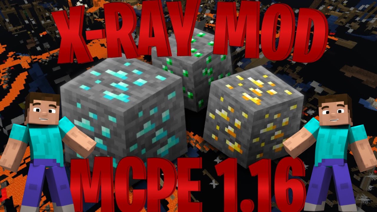 How To Get The X Ray Mod On Minecraft Pe Install Tutorial Youtube