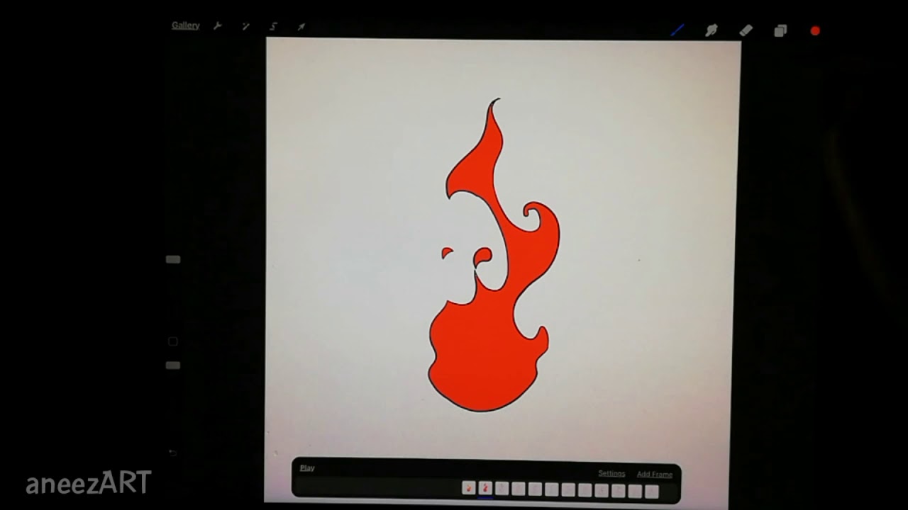 Fire Animation Procreate Youtube