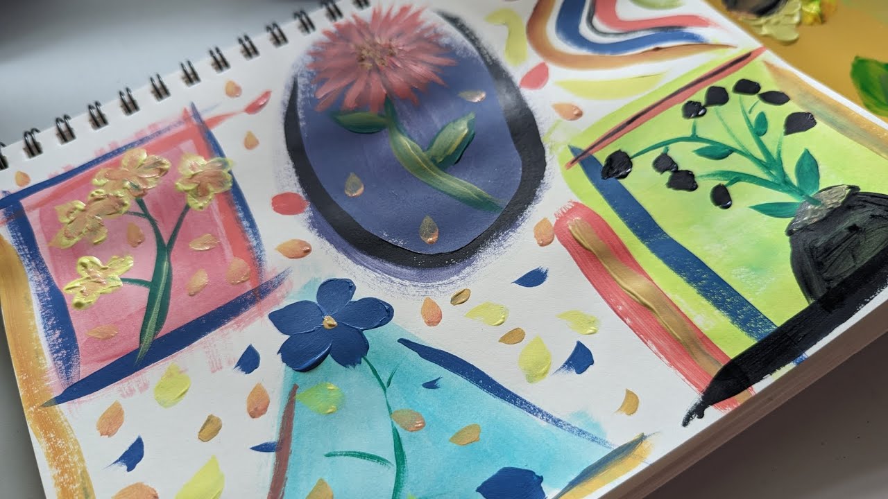 Painting With Acrylics Youtube