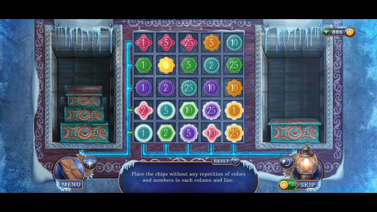 Icebound Secrets Lost City Rearrange Chips Mini Game Youtube
