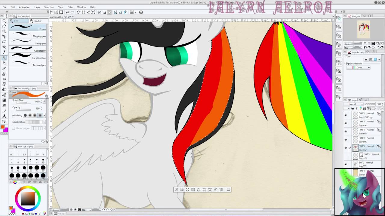 Mlp Lightning Bliss Gift Art Speedpaint Youtube