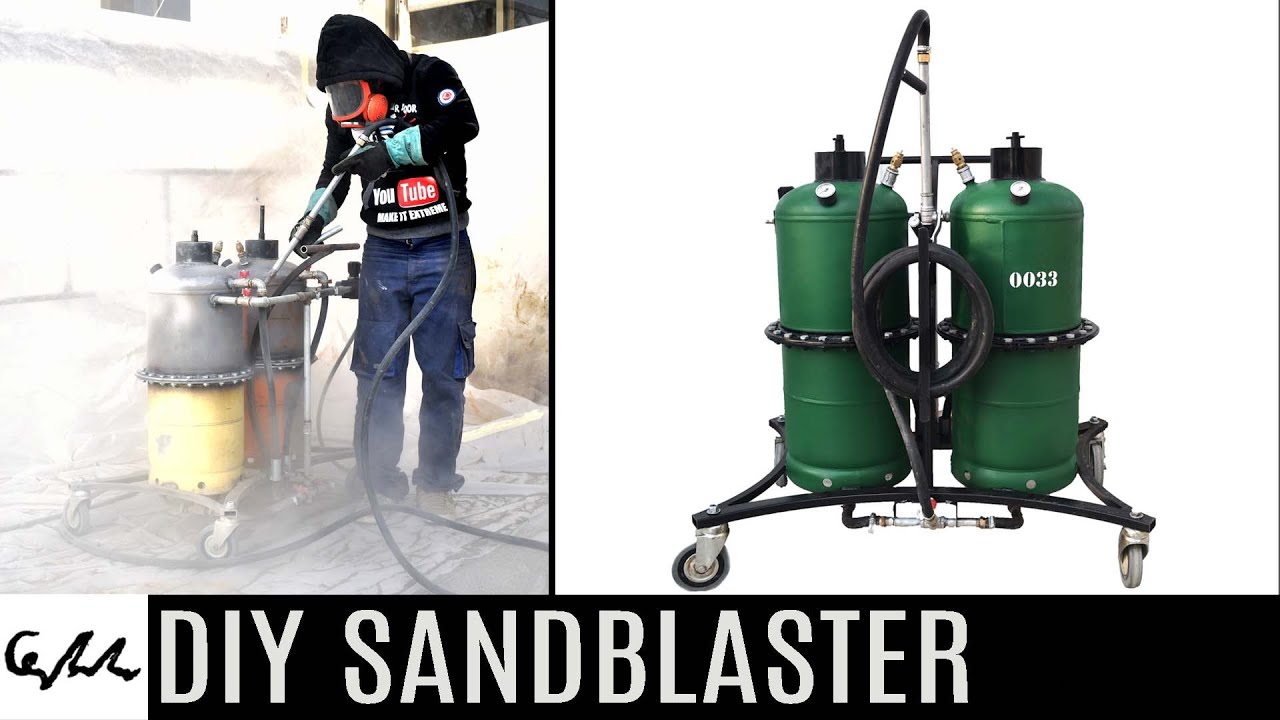 Diy Sandblaster Youtube