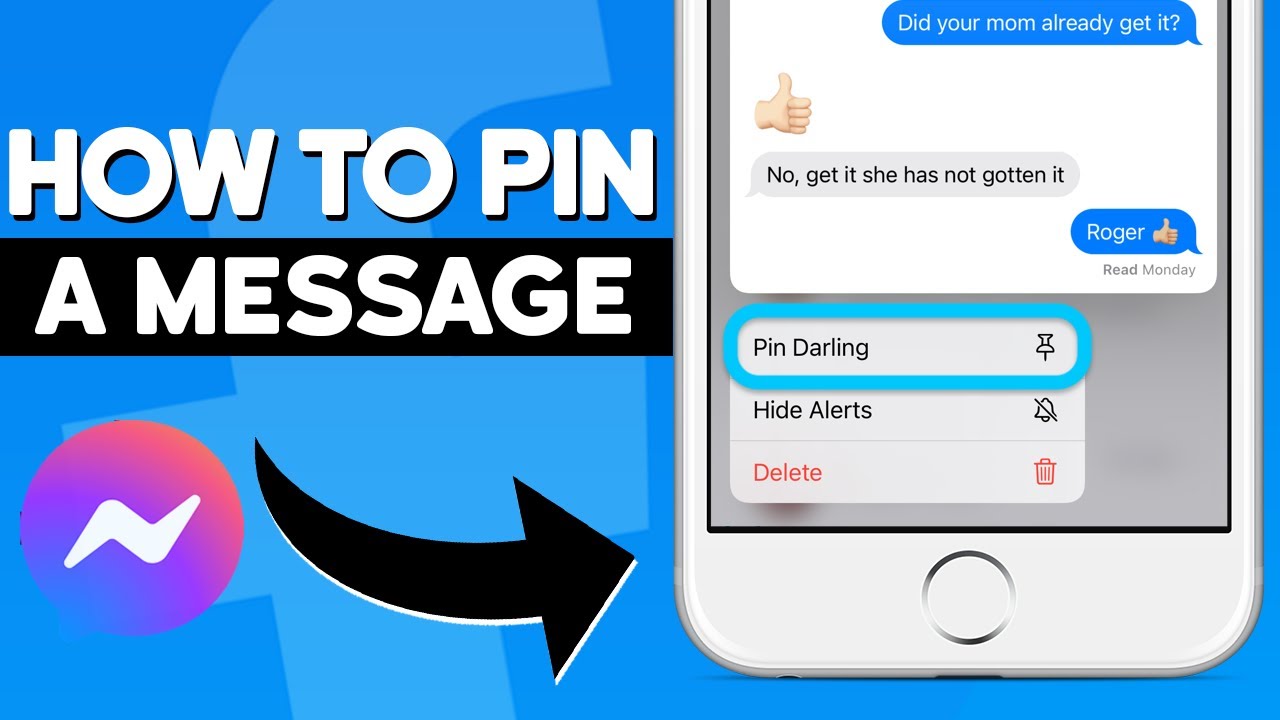 рџ њ How To Pin A Message On Messenger 2025 Youtube