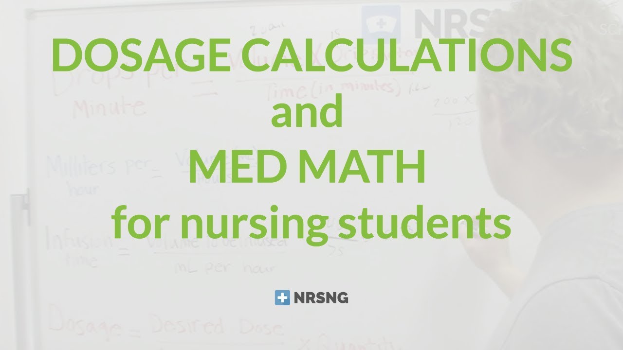 Dosage Calculation For Students
