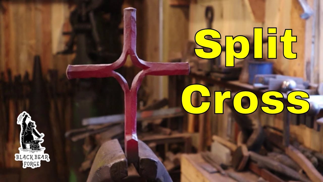 Blacksmiths Split Cross Or Friedrichs Cross Youtube