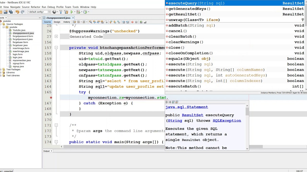 9 Change Password Java Swing Youtube