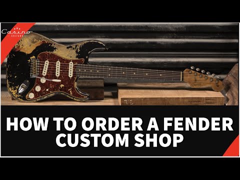 2022 How To Order A Fender Custom Shop Updated Youtube