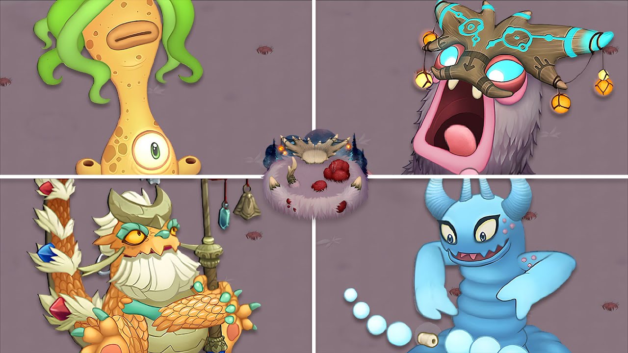 Magical Sanctum All Monster Sounds Animations My Singing Monsters