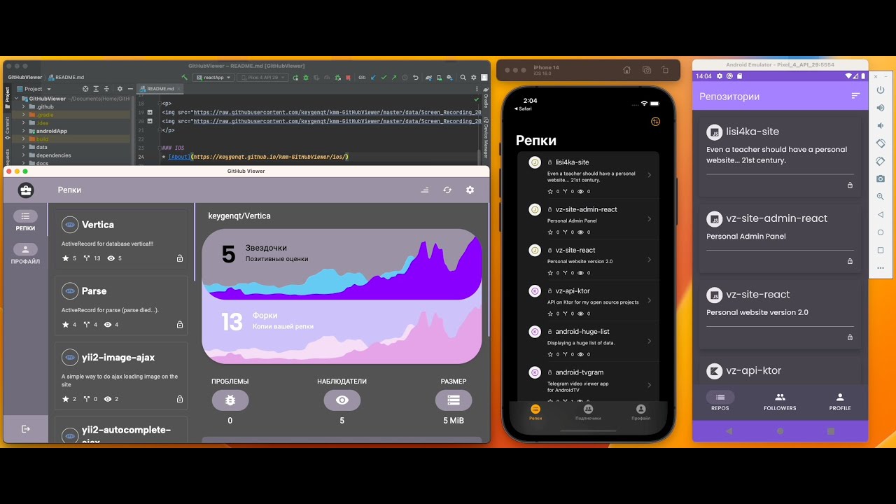 Github Viewer Kotlin Multiplatform Youtube