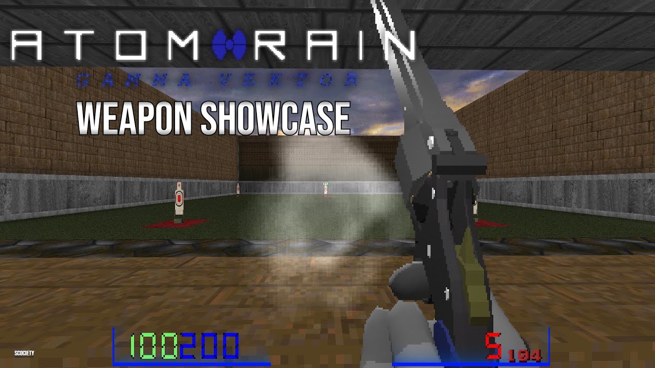 Doom Mod Weapon Showcase Atom Rain Gamma Vektor V1 Youtube