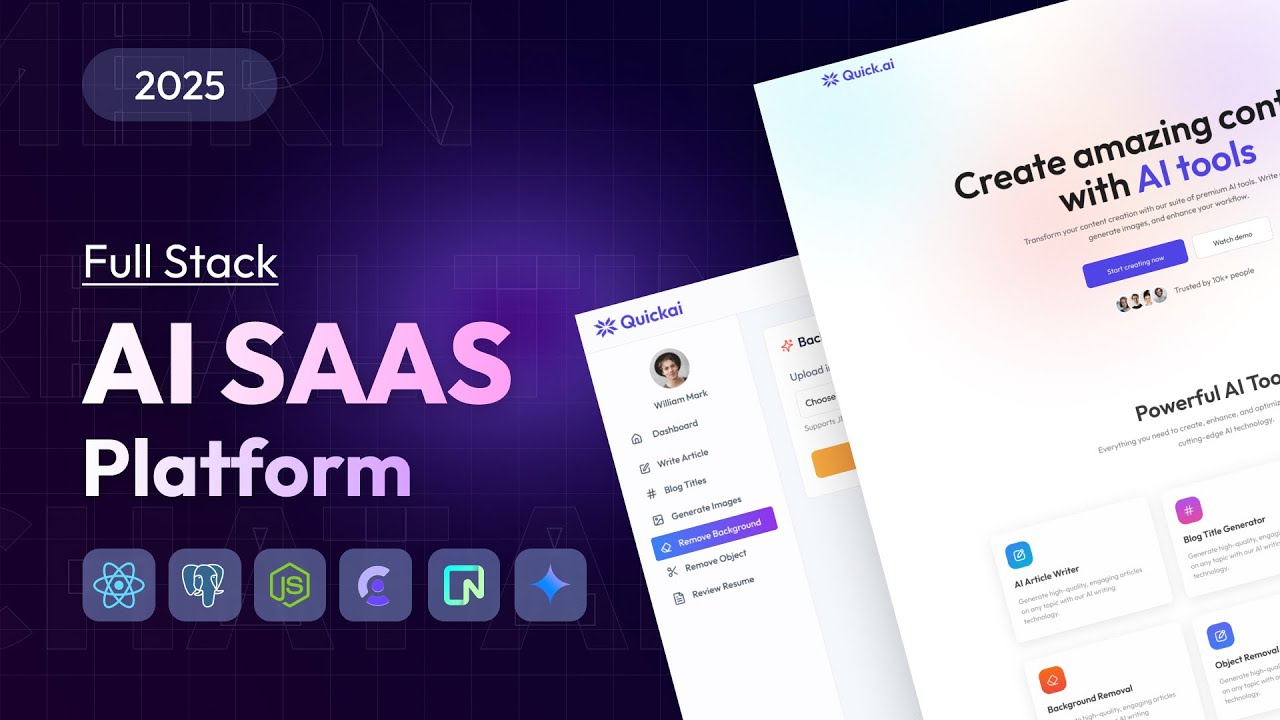 Build And Deploy A Full Stack Ai Saas App Using React Js Complete