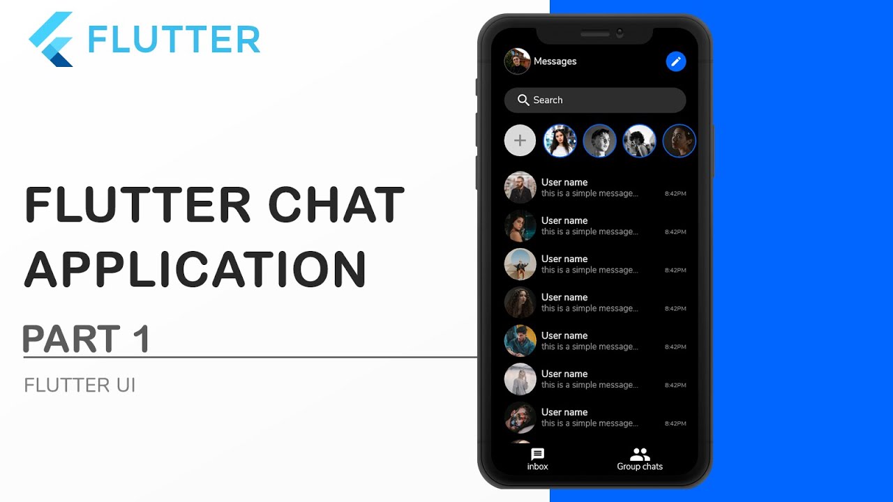 Flutter Chat App Ui Speed Code Tutorial Youtube