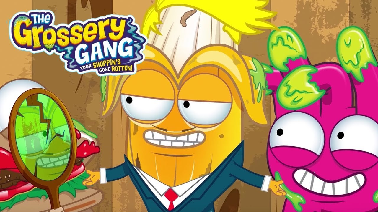 Grossery Gang Cartoon Fancy Fruit Videos For Kids Youtube