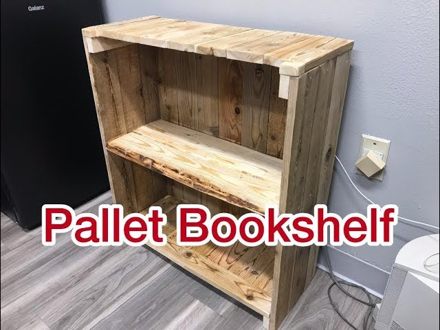 Bookshelves Out Of Old Pallets