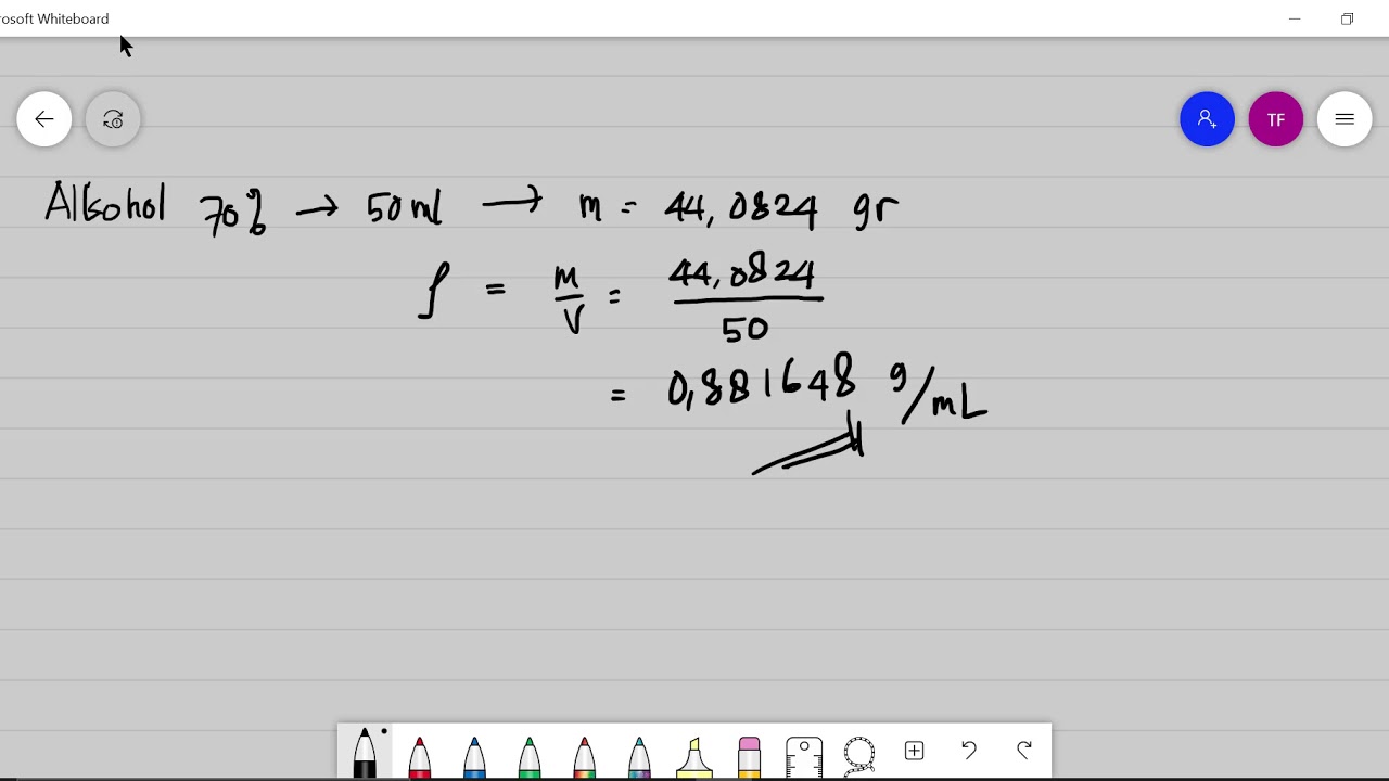 Virtual Lab Alcohol Density Problem Youtube