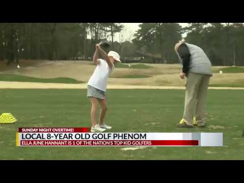 Ella June Hannant 8 Year Old Golf Phenom Youtube