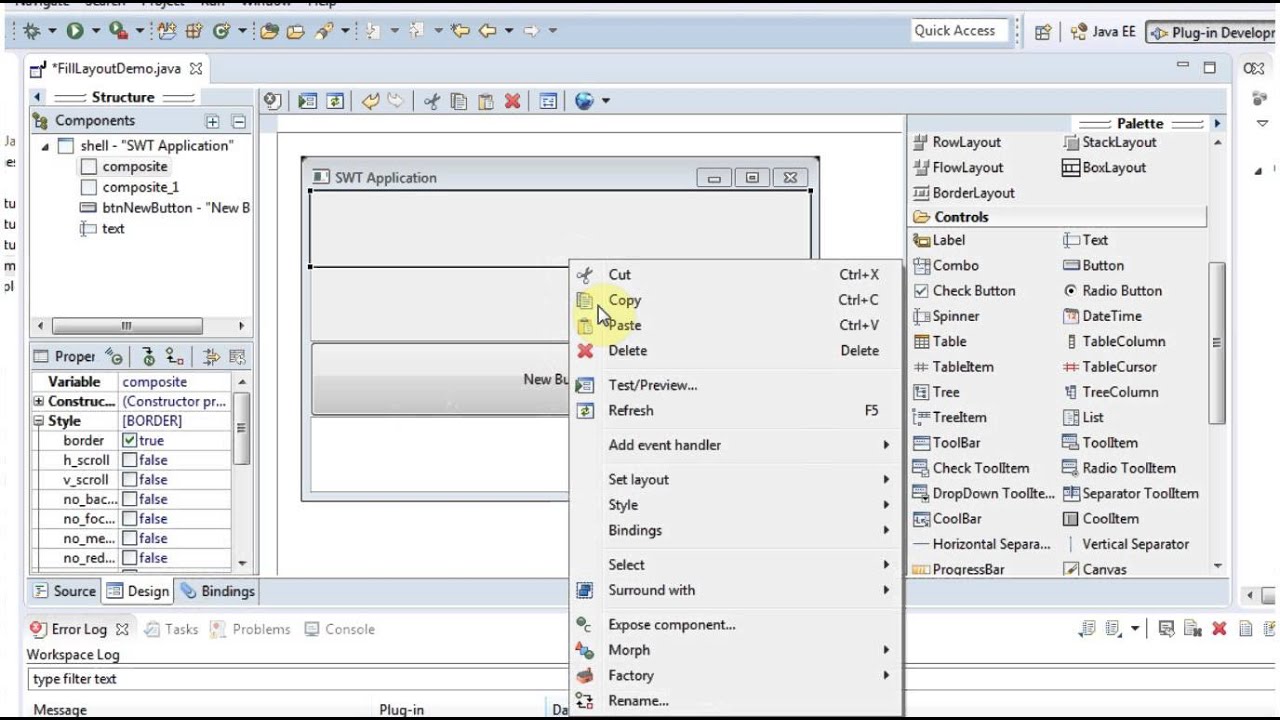 Swt Filllayout Youtube
