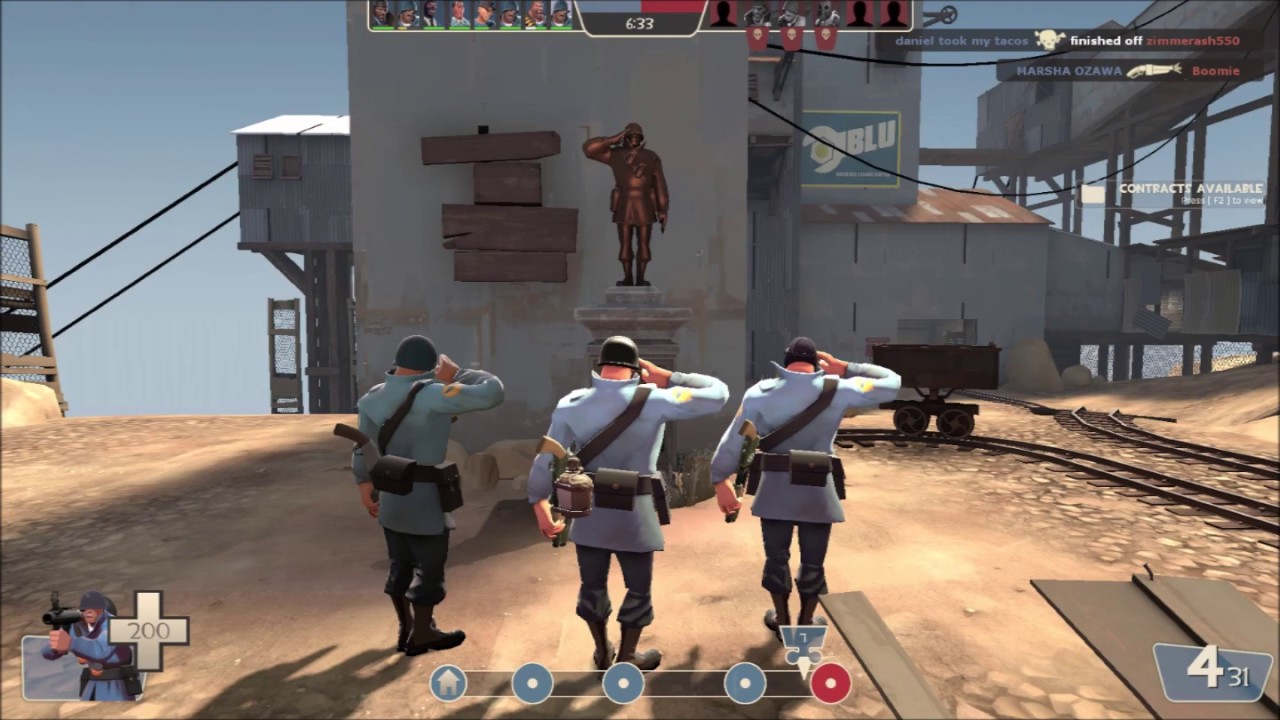 Tf2 Rick May Statues Tribute Youtube