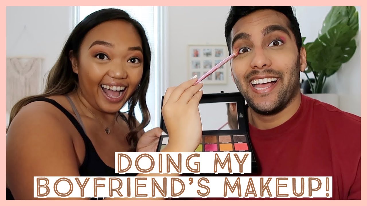 Doing My Boyfriend S Makeup Youtube