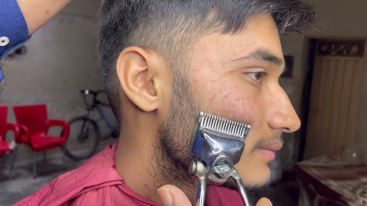 Soothing Asmr Beard Trimming With Manual Trimmer No Talking Youtube