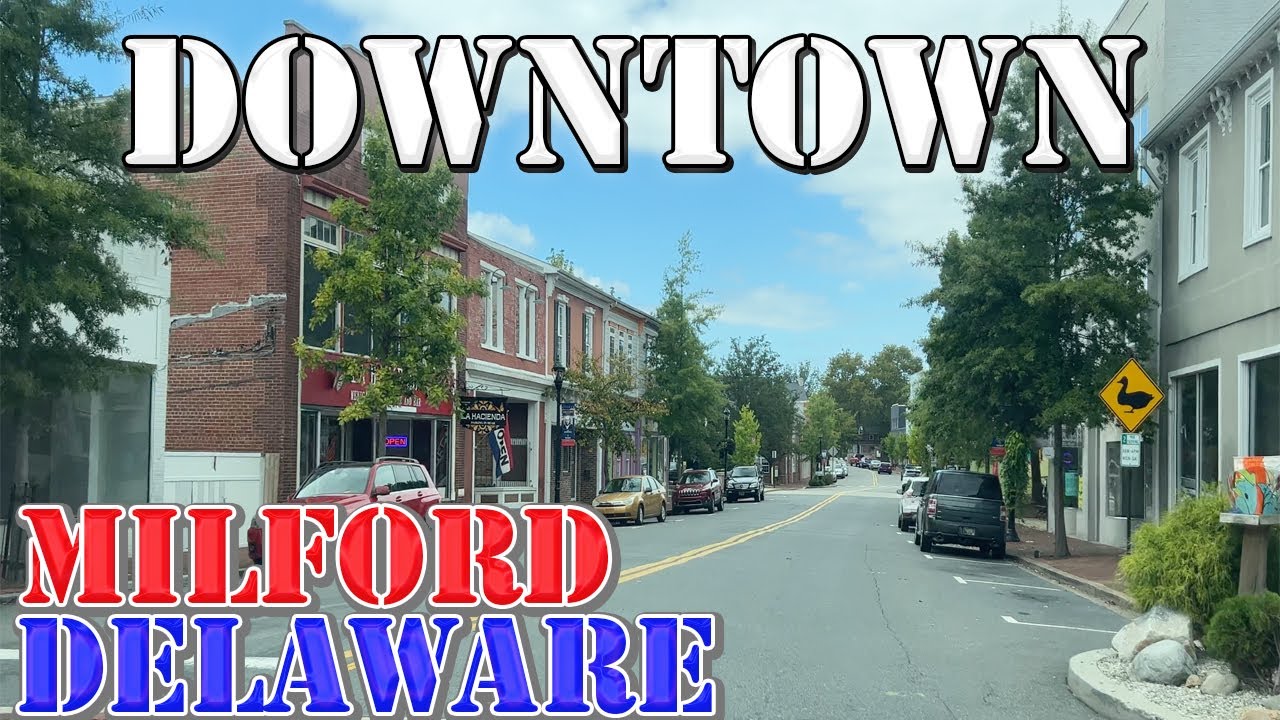 Milford Delaware 4k Downtown Drive Youtube