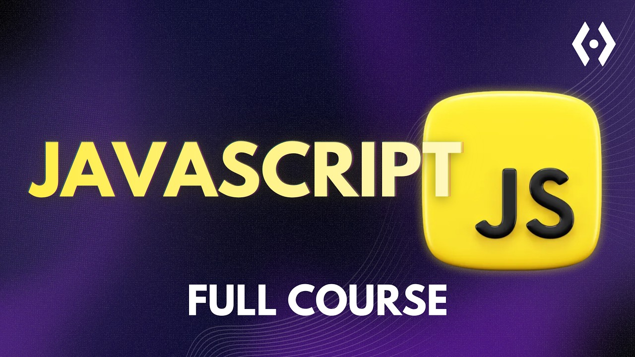 Javascript Full Course For Beginners 2025 Learn Javascript In One