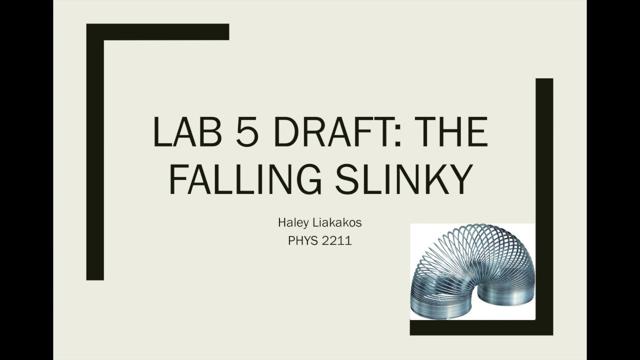 Phys 2211 Lab 5 Youtube
