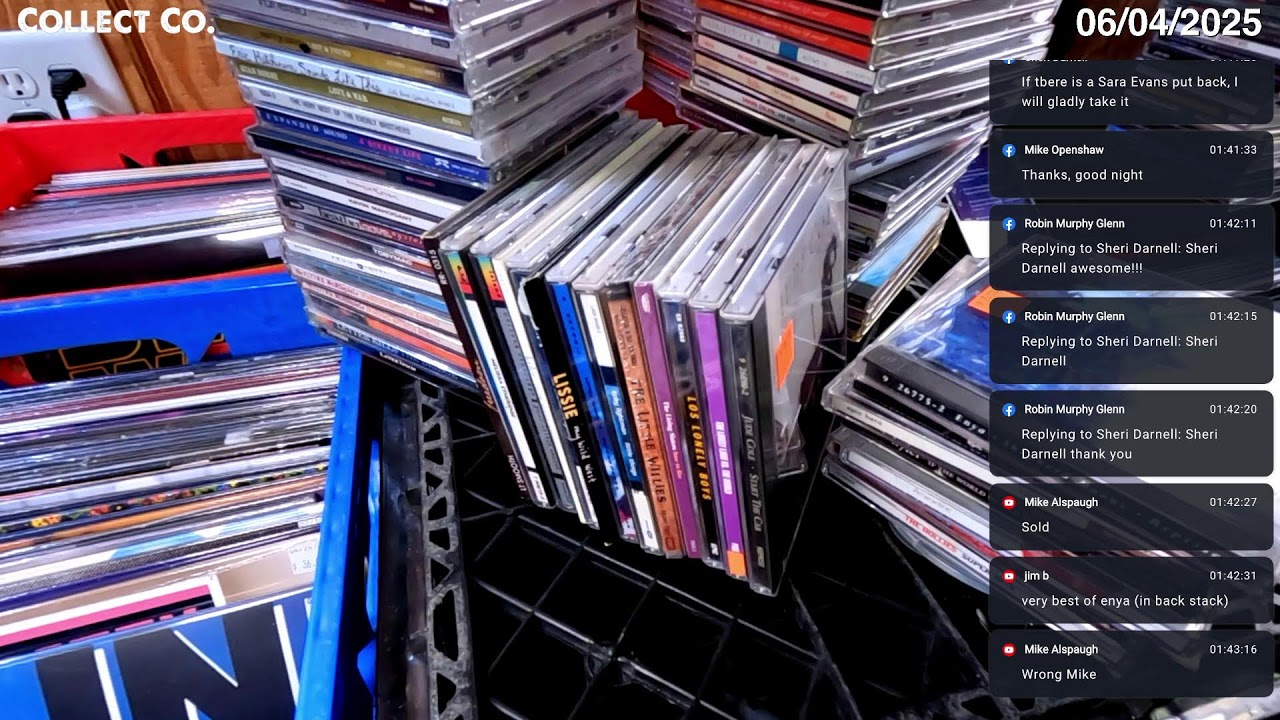Live Vinyl Record Sale Wednesday 06 04 2025 Youtube