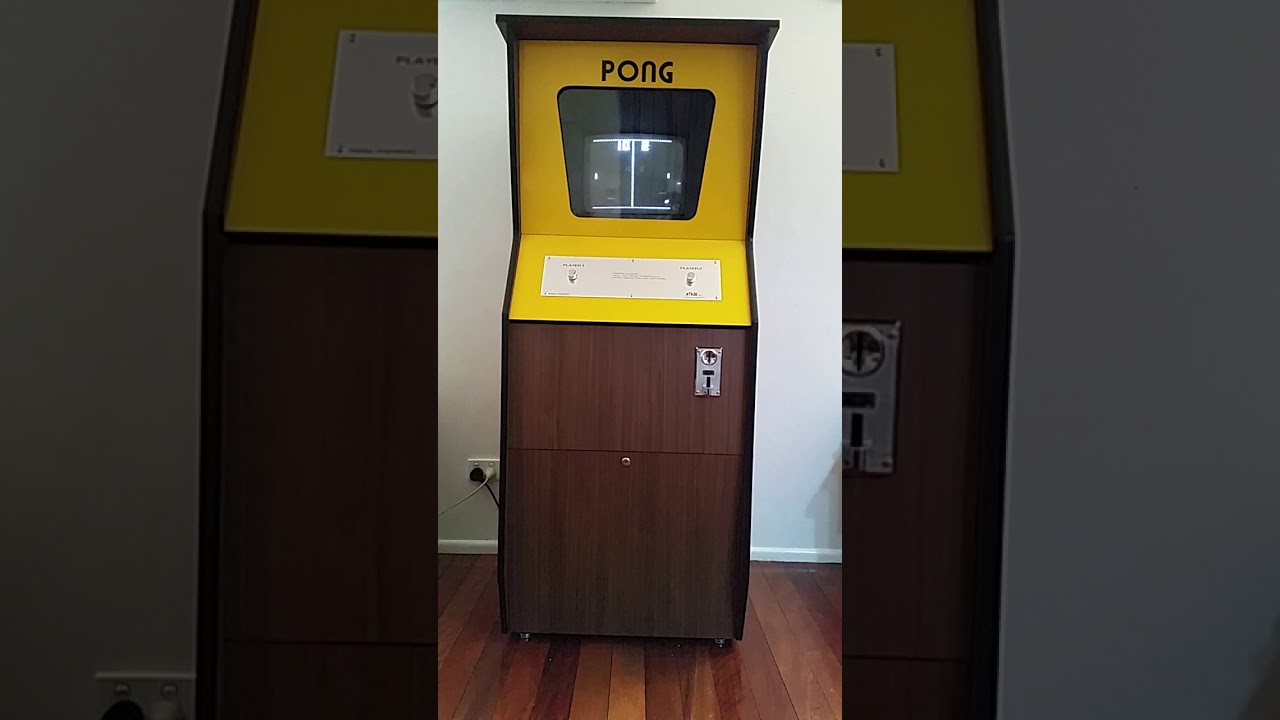 Atari Pong Replica Arcade Machine Youtube