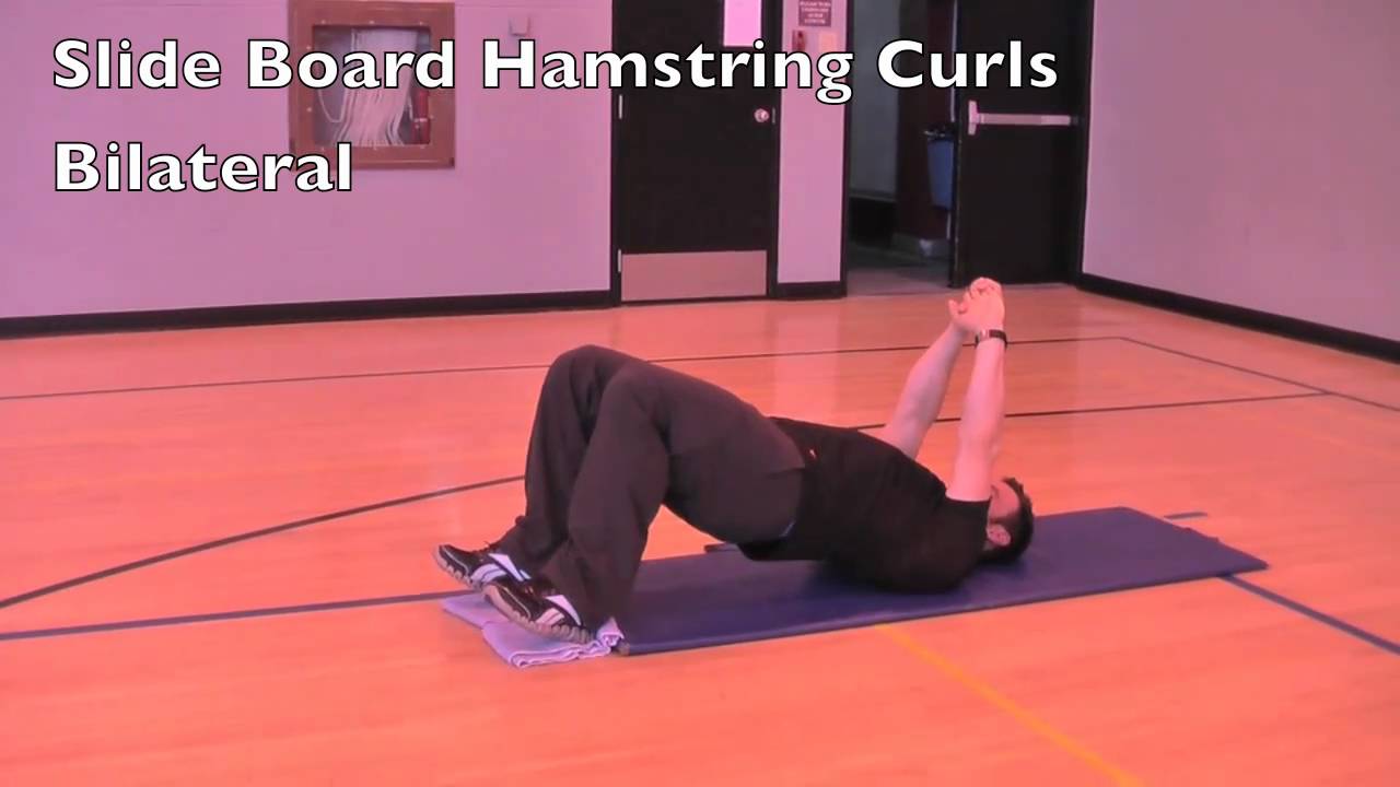 Slide Board Hamstring Curls Bilateral And Alternating Youtube