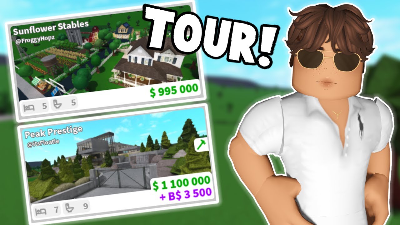 New Bloxburg Prebuilt Houses Tour Roblox Bloxburg Youtube