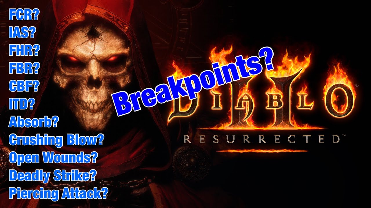Diablo 2 Resurrected Guide Breakpoints Explained Ias Fcr Fhr