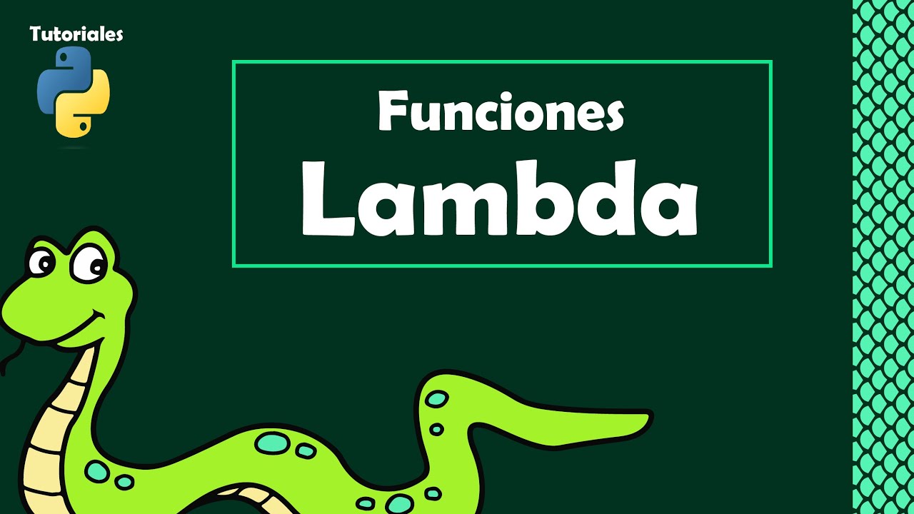 Funciones Lambda Tutoriales Python Youtube