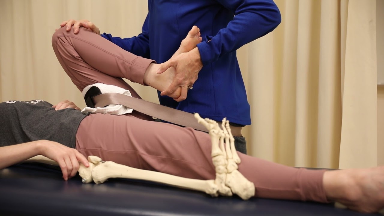Hip Mobilization With Belt Youtube