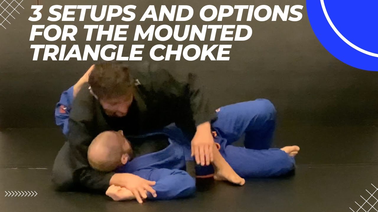 Bjj Technique Mounted Triangle Setups And Finishes Youtube