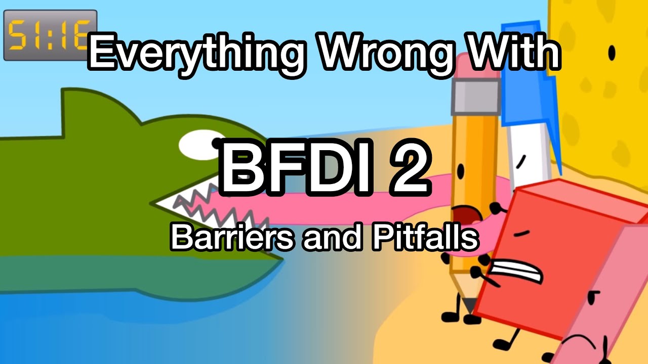 Everything Wrong With Bfdi 2 Starnoah1 Youtube