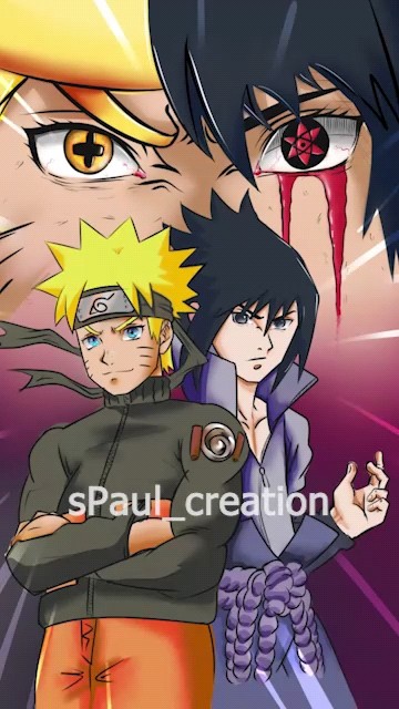 Naruto And Sasuke Fan Art Viralshorts Shorts Naruto Sasuke