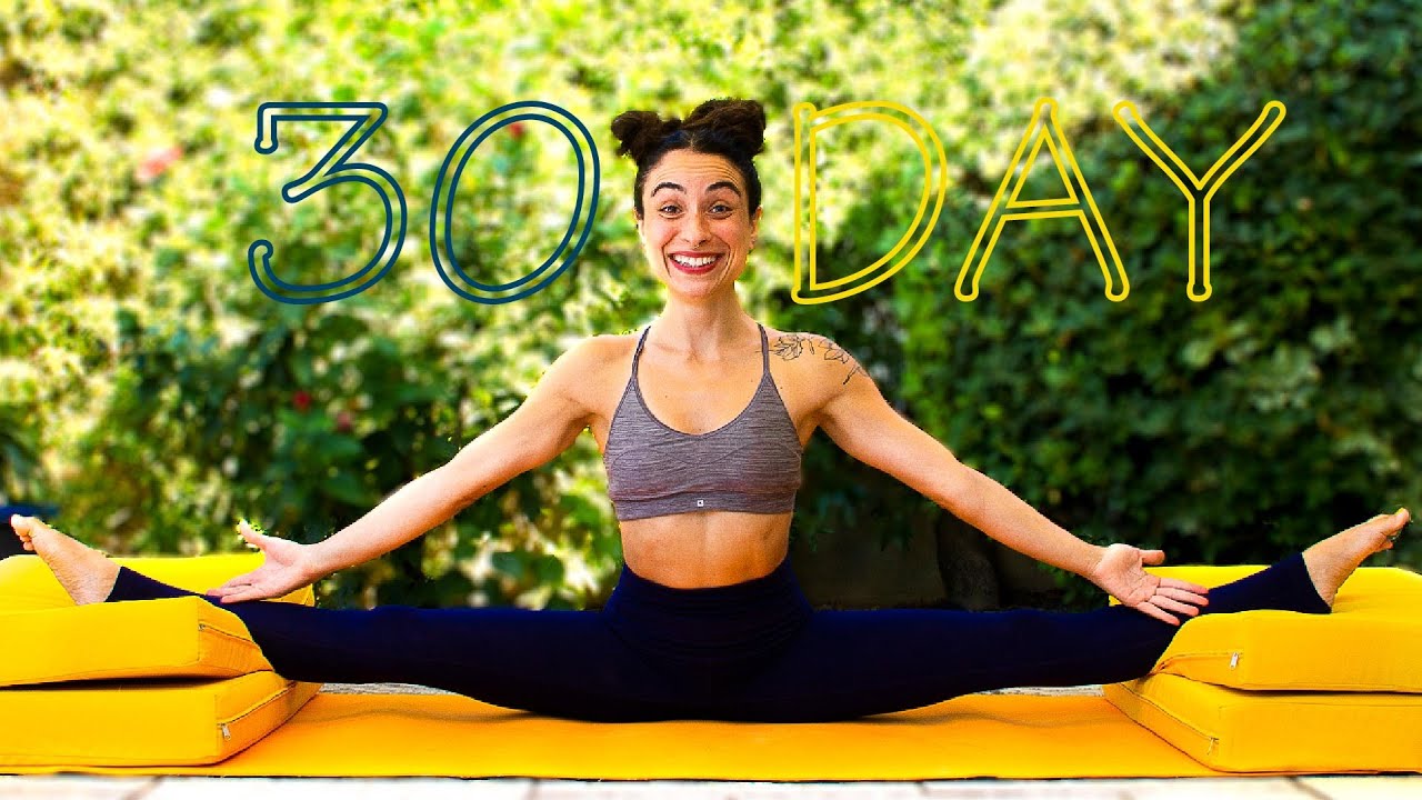 30 Day Middle Splits Challenge Youtube