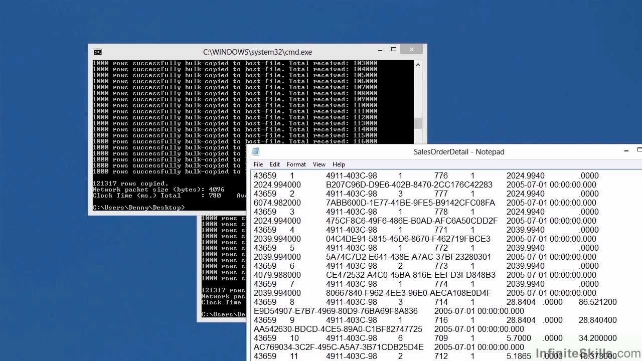 Microsoft Sql Server 70 462 Tutorial Bcp Youtube