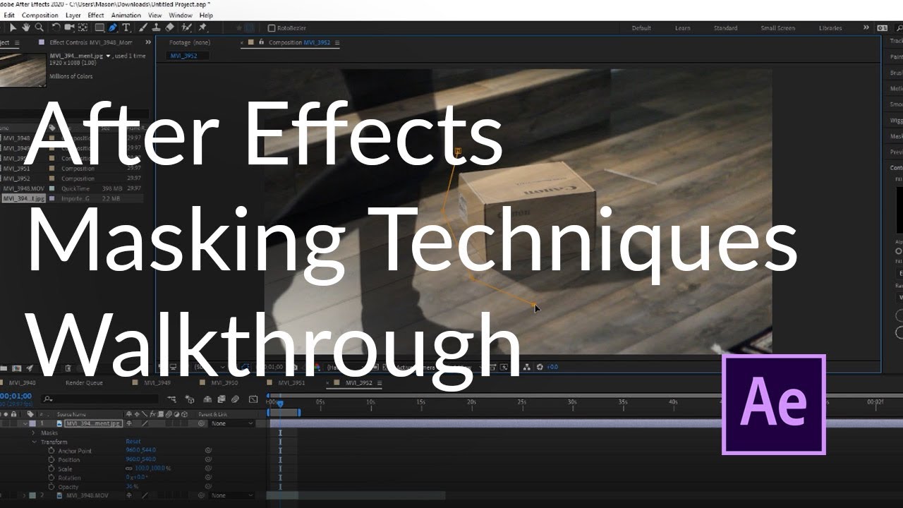 Adobe After Effects Cs6 Masking Tutorial Picscaqwe
