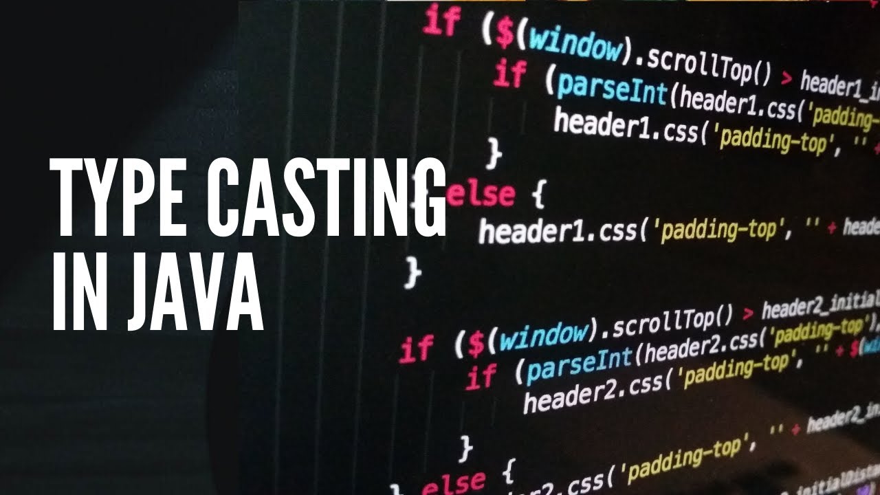 3 Java Type Casting And Operators Youtube