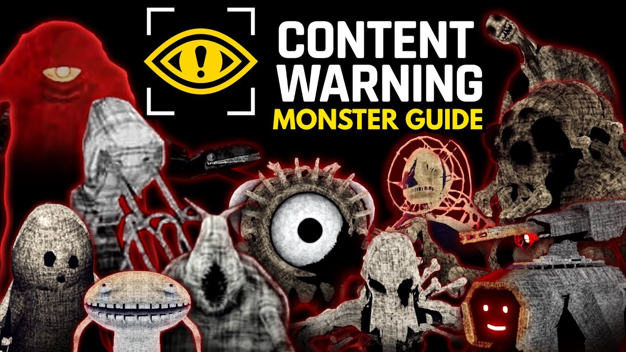 A Complete 1 0 Monster Guide To Content Warning Youtube