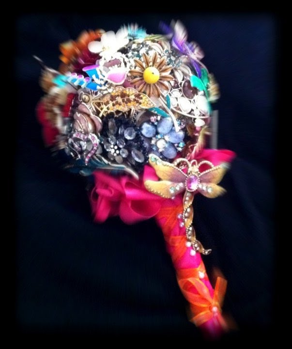 How To Make A Brooch Bouquet Youtube