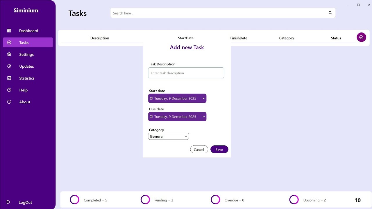 Modern Task Planner App Part 5 Clean Dashboard Ui In C Winforms