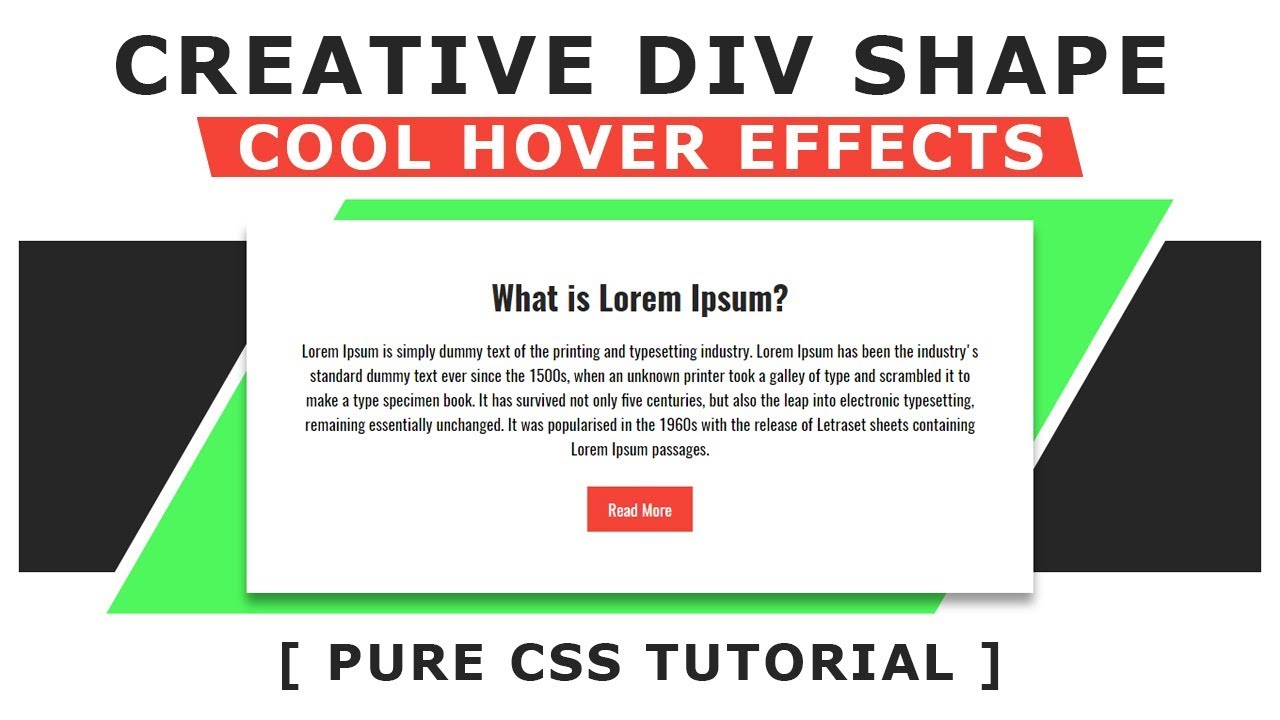 Css Creative Div Shape With Cool Hover Effects 3 Slanted Skewed