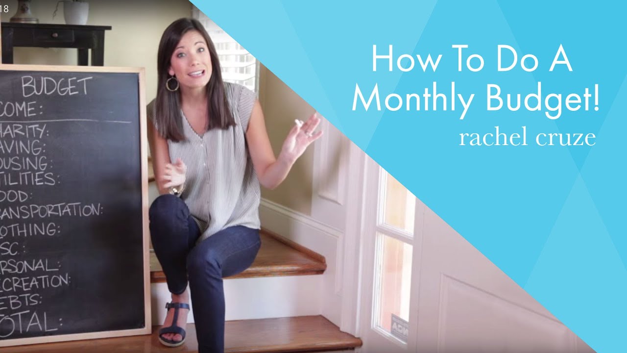 How To Do A Budget Youtube