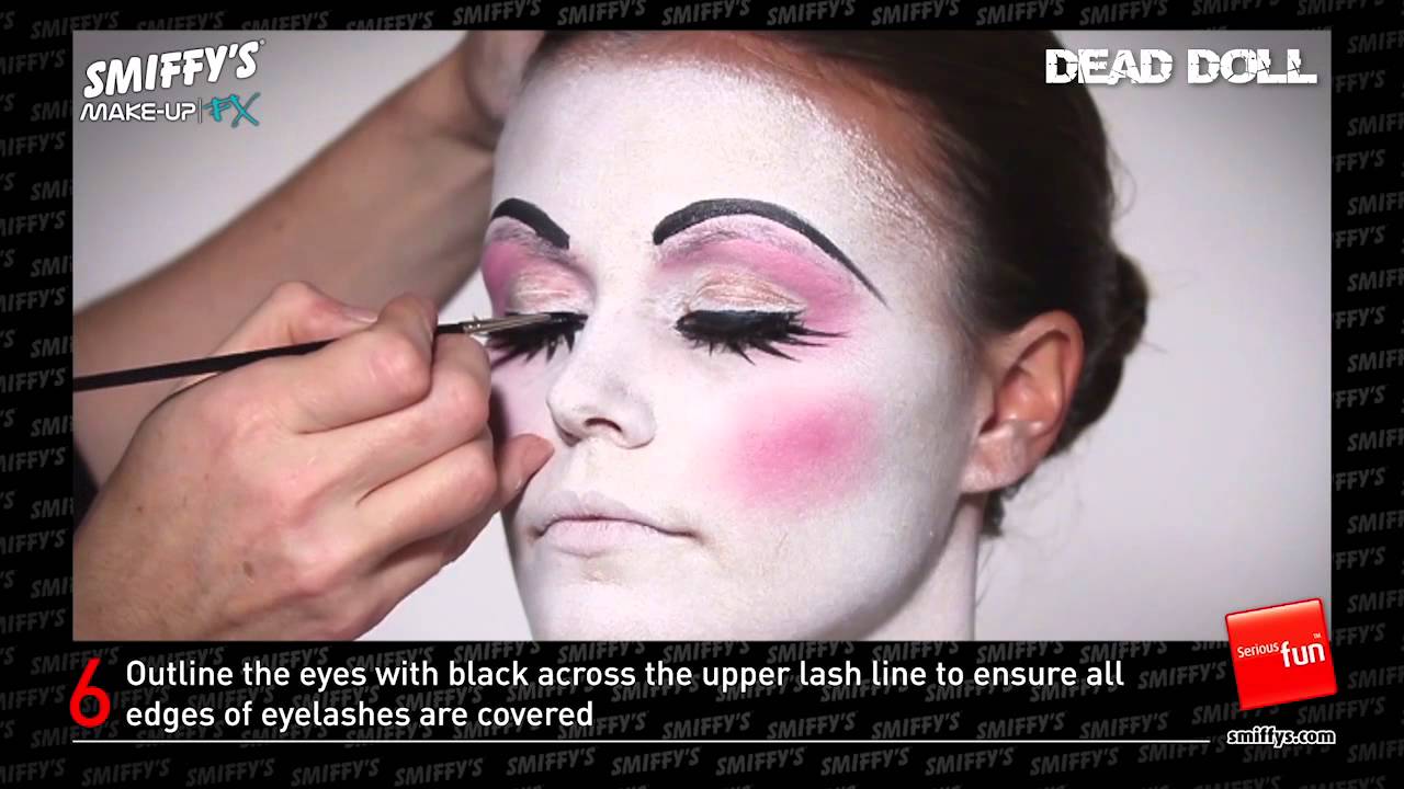 Easy Dead Creepy Doll Makeup Tutorial Mugeek Vidalondon